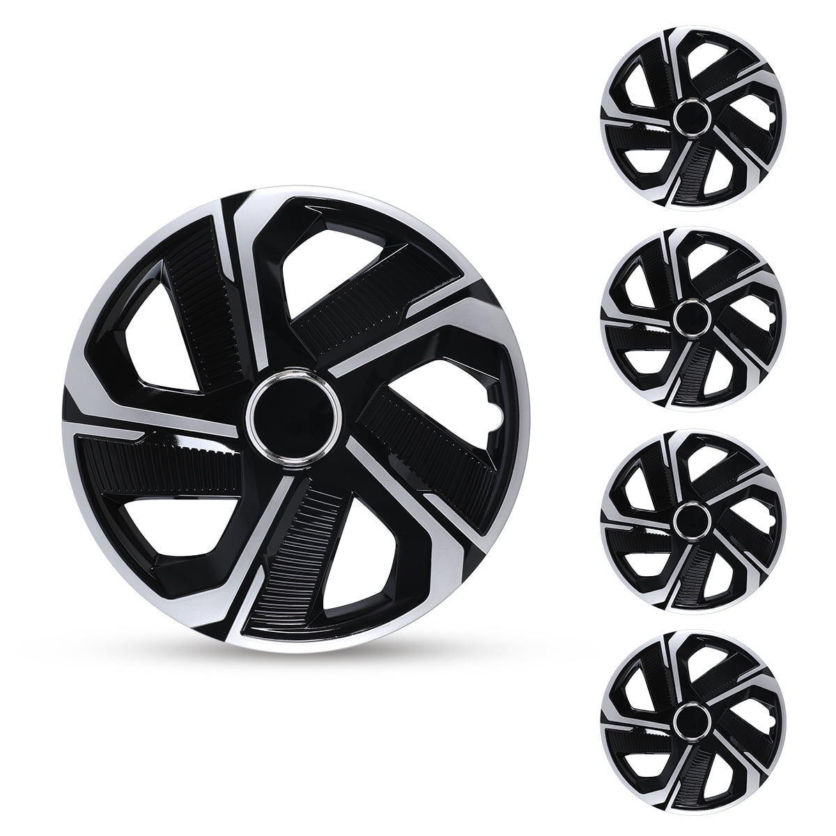 4Pcs Hubcap,14 inch Universal Hubcaps for Steel Wheel Rims Cover,Snap ...