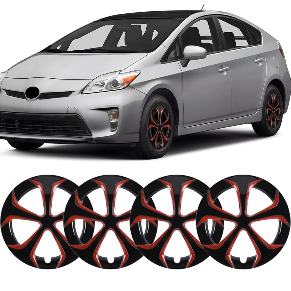4Pcs Hubcap for 2010-2015 Toyota Prius,15" Wheel Rim Cover Replacement ...