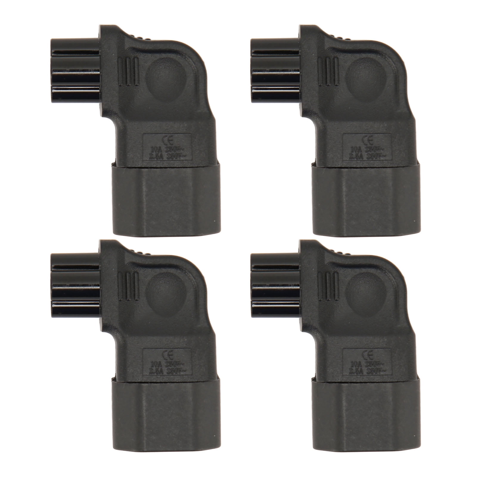 4Pcs IEC320 C14 to IEC320 C5 Power Adapter 90 Degree Right Angle IEC320 ...