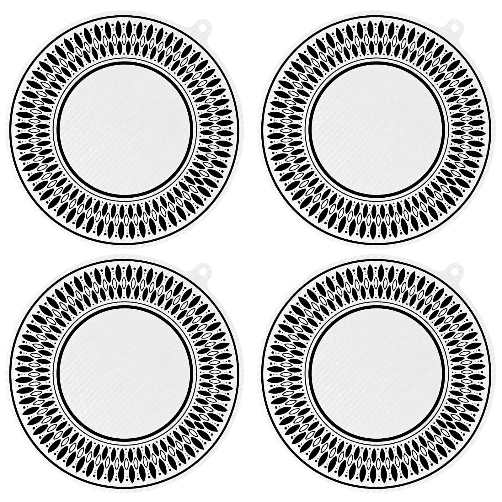 4Pcs Induction Cooktop Protector Mat Silicone Induction Stove Protector ...