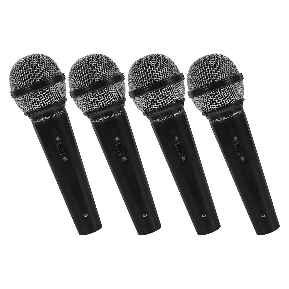 4Pcs Interactive Toy Microphones Funny Microphone Toys Plastic ...