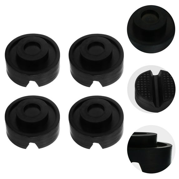 Healifty Lift Rubber Car Jack Rubber Guard Pads Black 4pcs - Walmart.com
