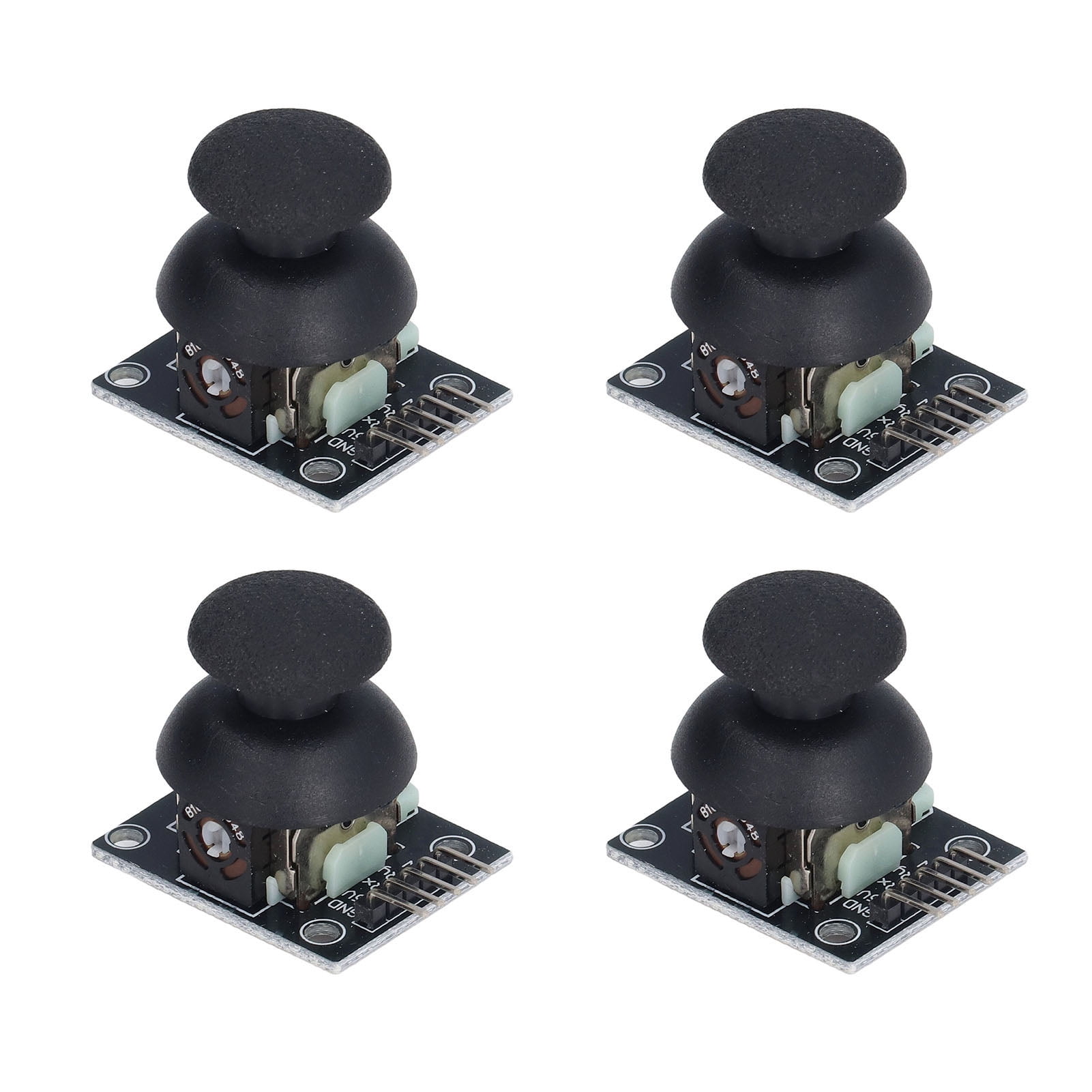 4Pcs Joystick Module 5 Pin Game Controller Control Sensor X Y Dual Axes ...