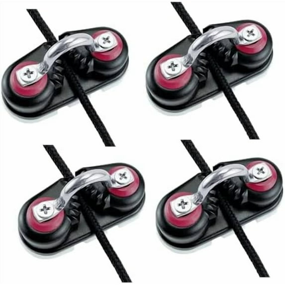 4Pcs Kayak Cam Cleat with Strap Boat Canoe Sailing Boat Dinghy Aluminum ...