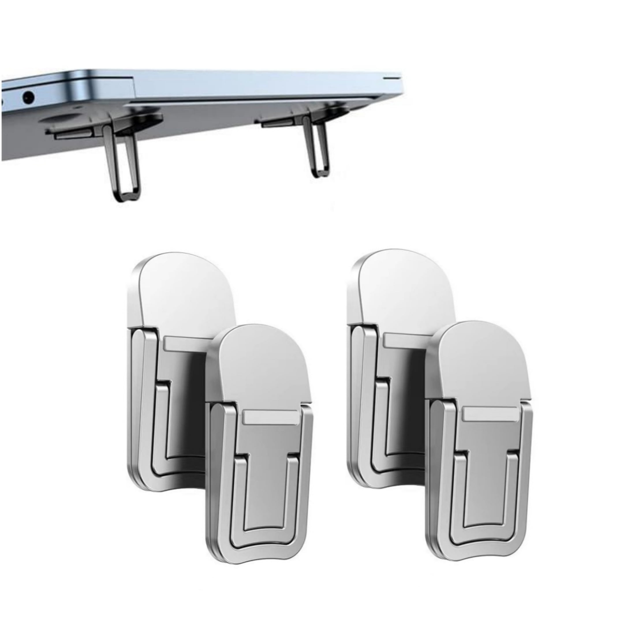 4Pcs Keyboard Riser Stand, Foldable Laptop Feet with Self-Adhesive ...