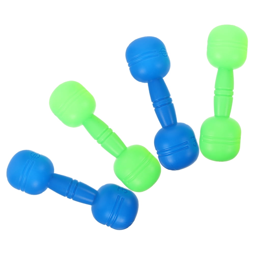 4Pcs Kids Plastic Weight Set Plastic Hand Dumbbells Kids Dumbbell Toy ...
