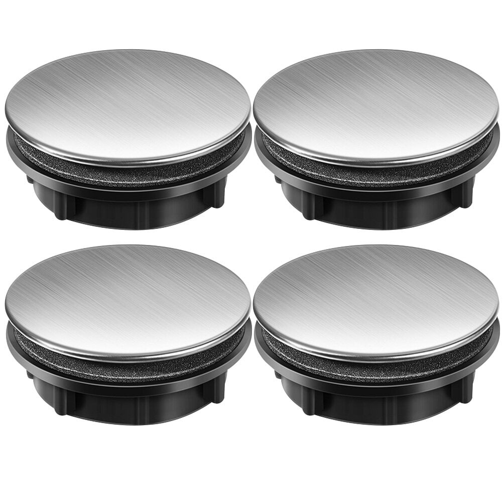 4Pcs Kitchen Faucet Hole Covers Steel Sink Tap Hole Cover Plug Kitchen ...