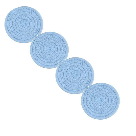 4Pcs Kitchen Pot Holders Set ，Trivets Set ，100% Pure Cotton Trivets ...