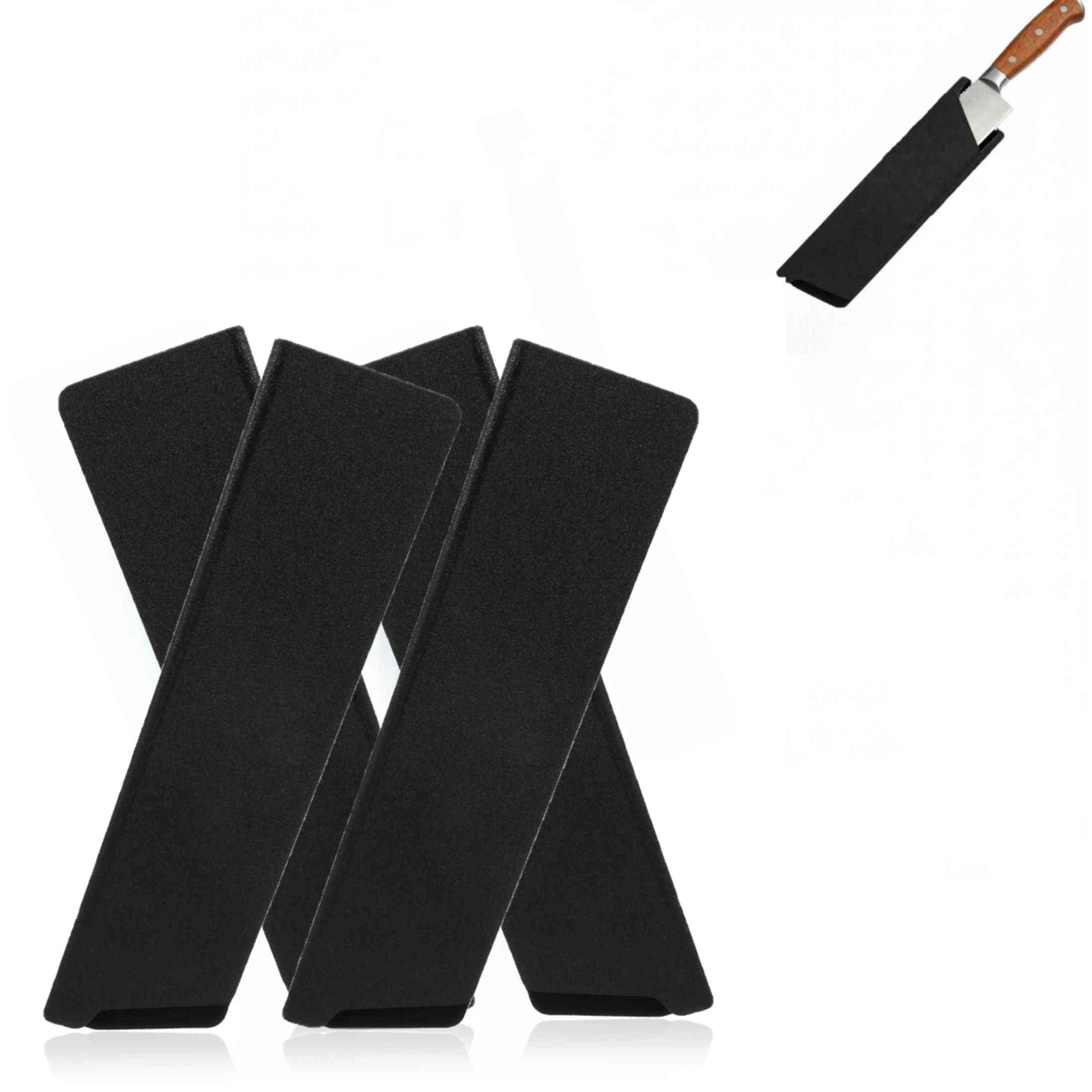 4Pcs Knife Guards, 8.6inch ABS Universal Knife Cover Blade Protector ...