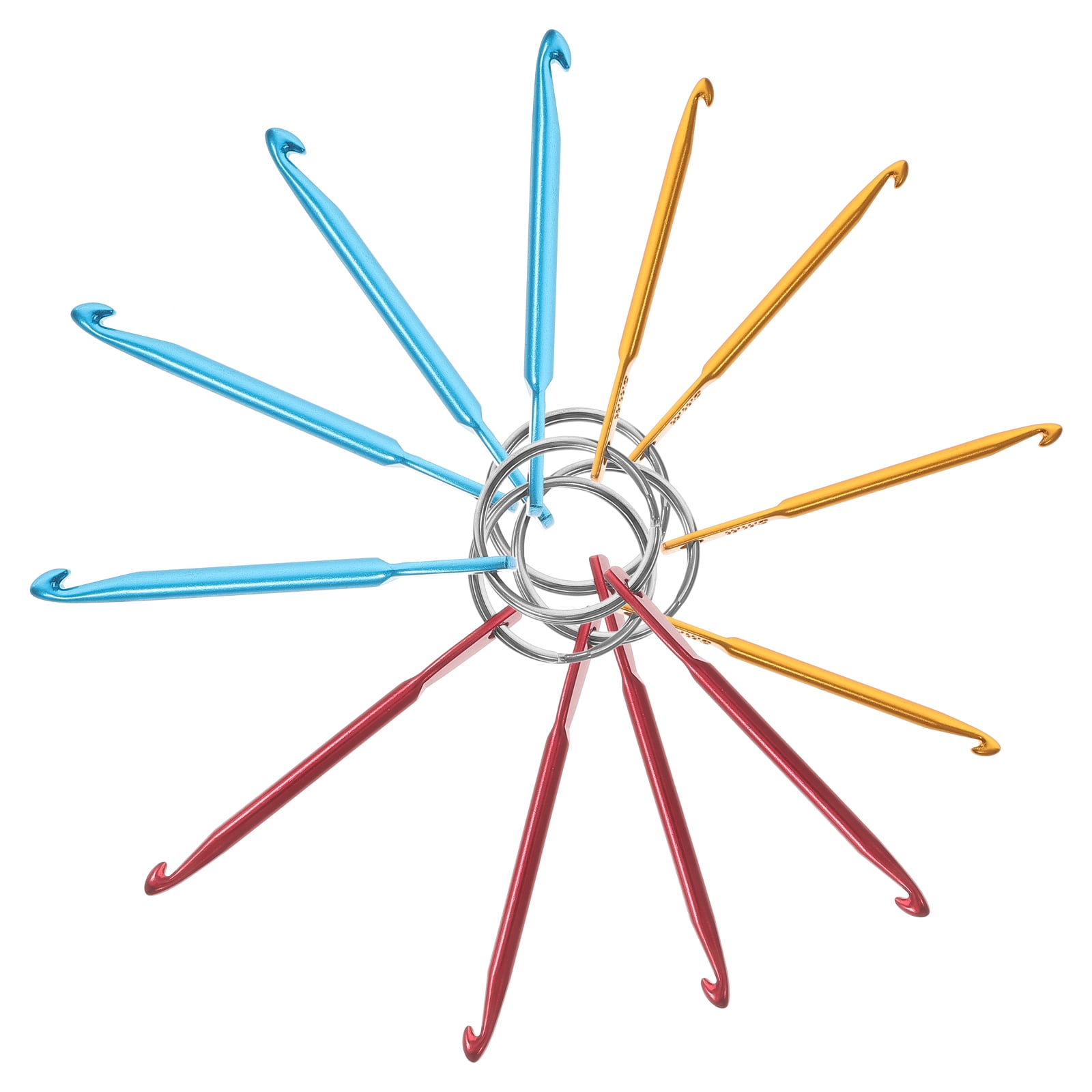 4Pcs Knitting Hooks Yarn Crocheting Needles Crochet Hooks Sewing ...