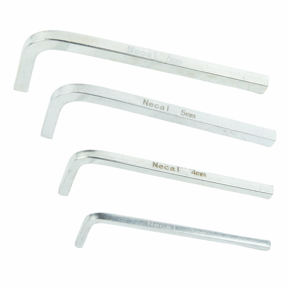 4Pcs L Shape Square Head Wrench Square Key 4 Point Wrench Screwdriver ...