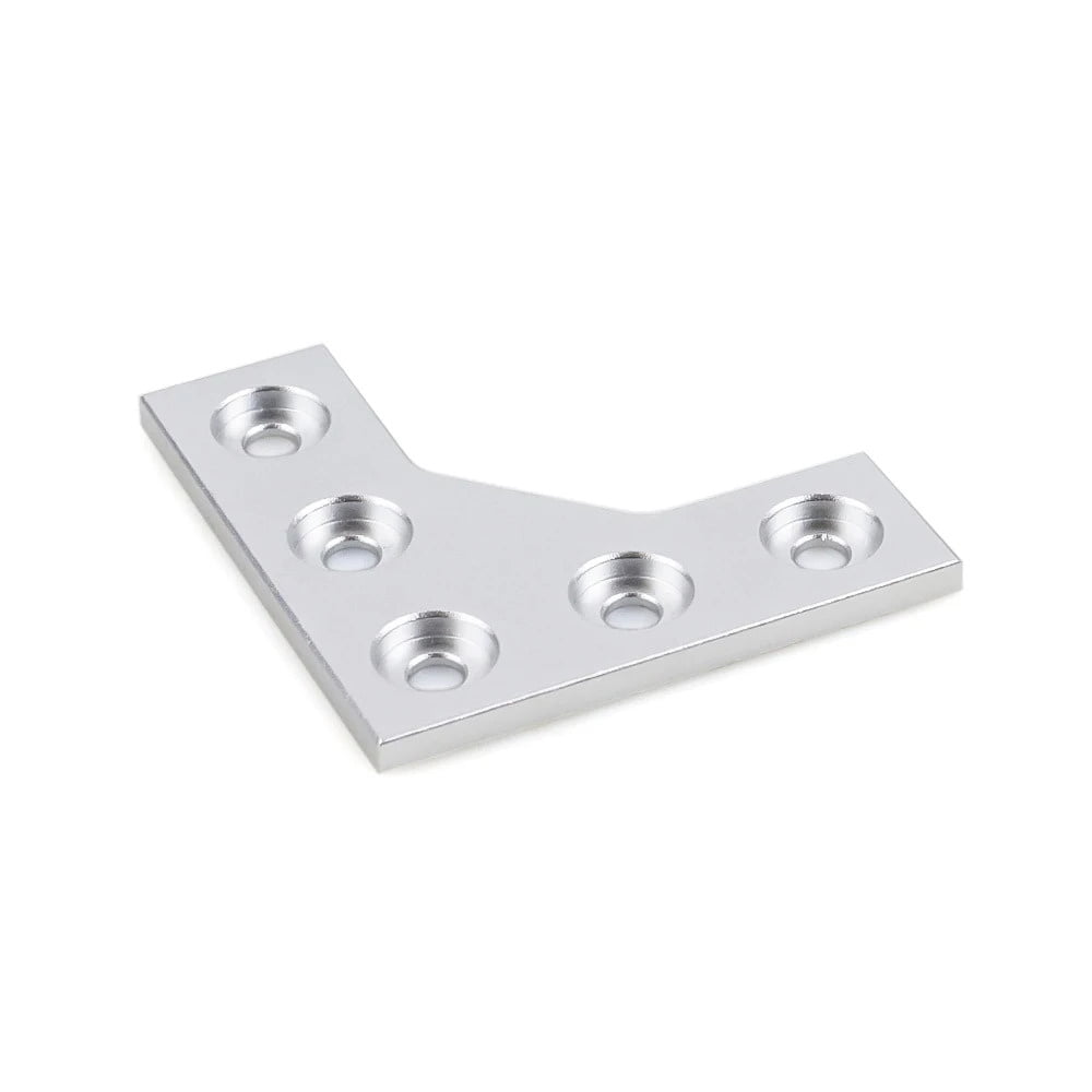 4Pcs L Type 5 Hole 90 Degree Joint Board Plate Corner Angle Bracket ...