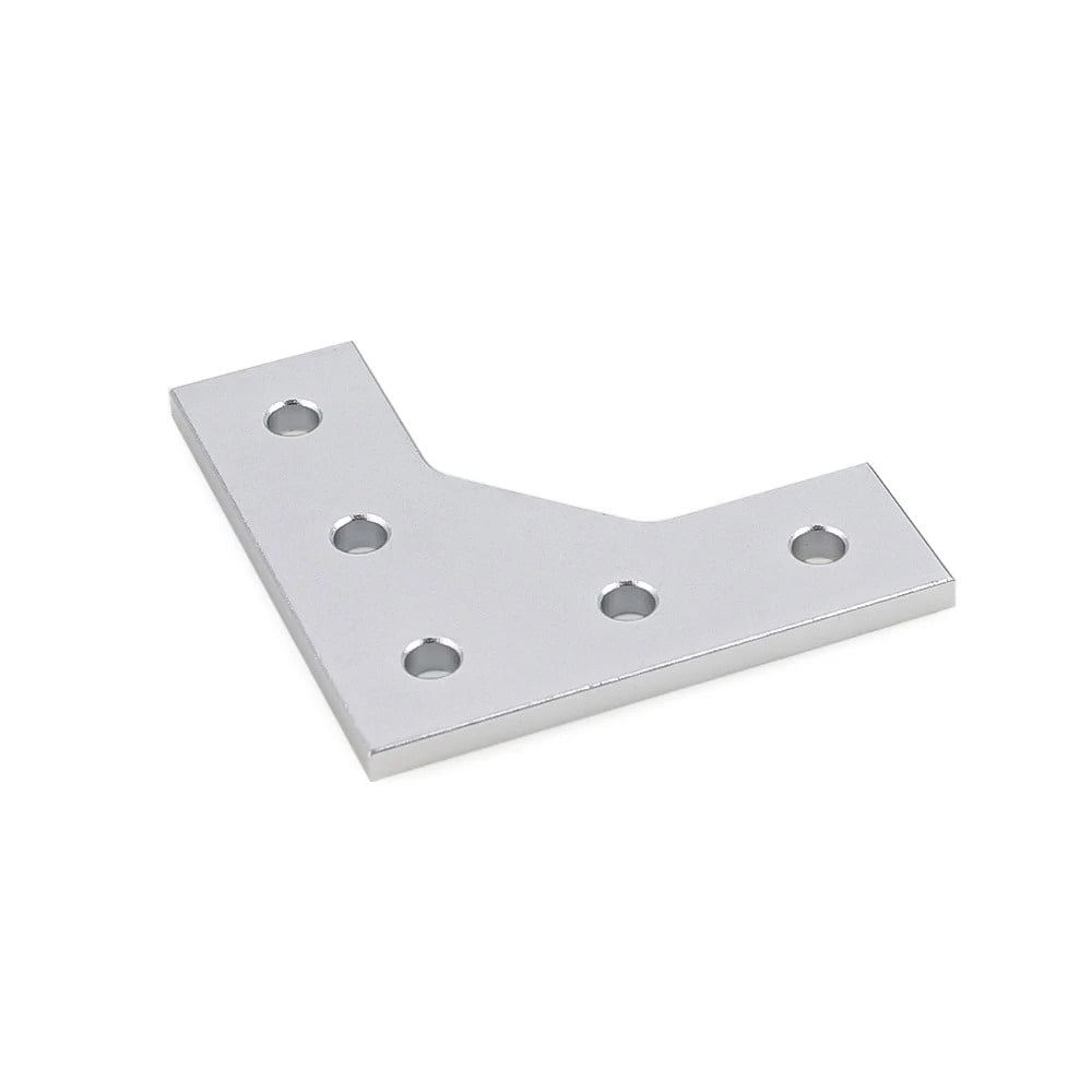 4Pcs L Type 5 Hole 90 Degree Joint Board Plate Corner Angle Bracket ...