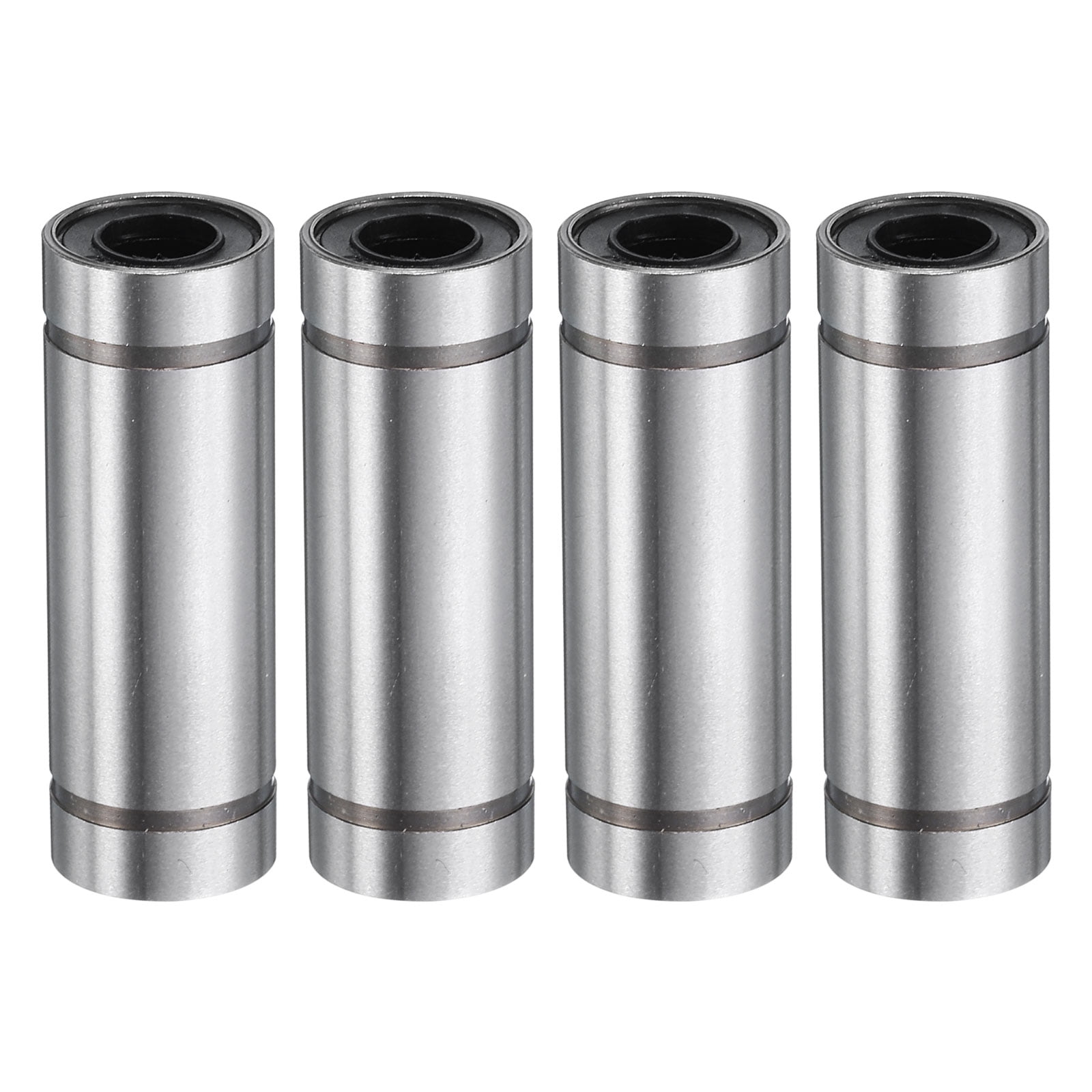 4Pcs LM6LUU Linear Bearing 6mm Bore 12mm OD 35mm Length for CNC Machine ...