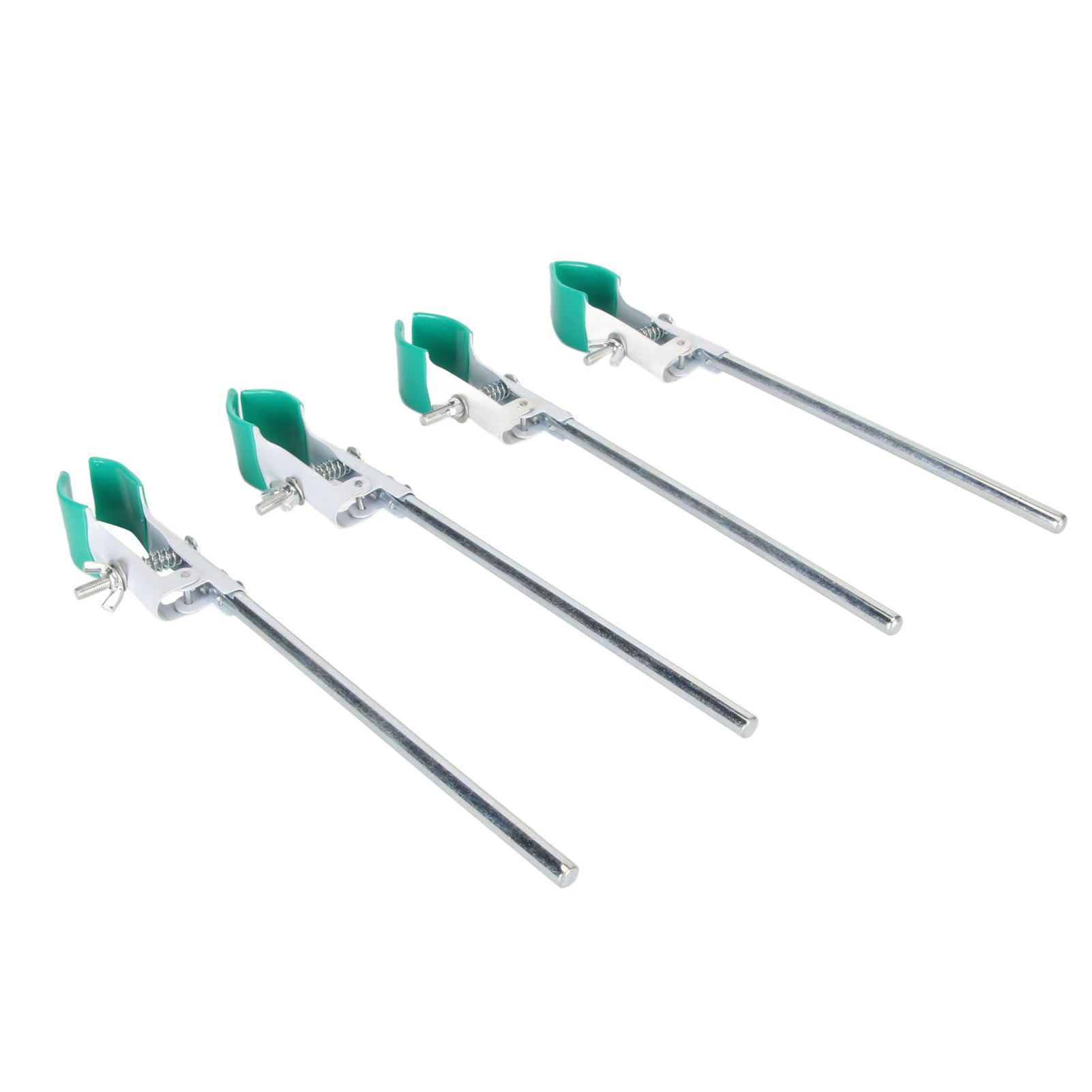 4Pcs Laboratory Clamp Retort Prong Jaw 2 Finger Width Adjustable Rubber ...