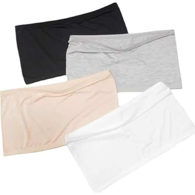 4Pcs Lady Camisole Cleavage Cover Up Overlay Modesty Panel Vest Tanks ...