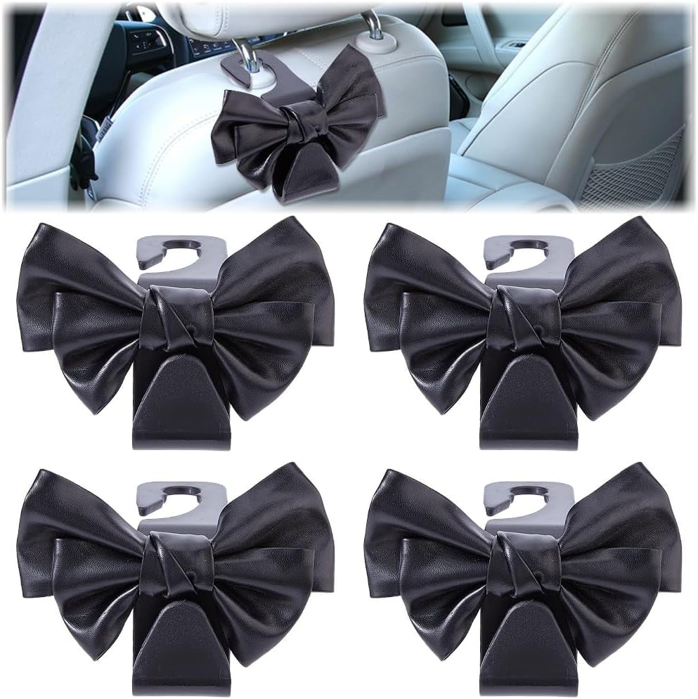 4Pcs Lady Car Seat Headrest Hook Hanger Cute Car Seat Headrest Hook ...