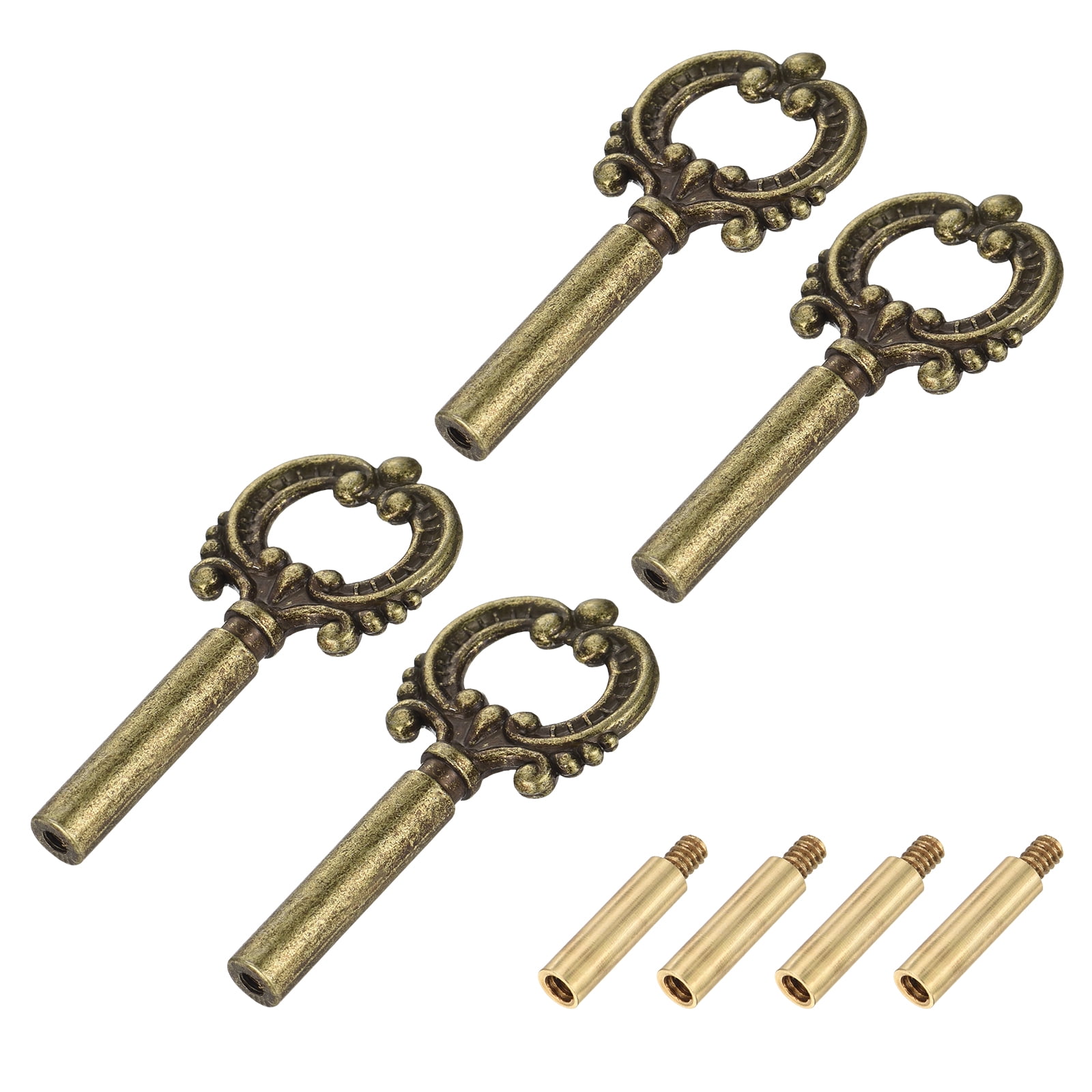 4Pcs Lamp Turn Knob On/Off Extension 51.5mm Length for Lamp Socket ...