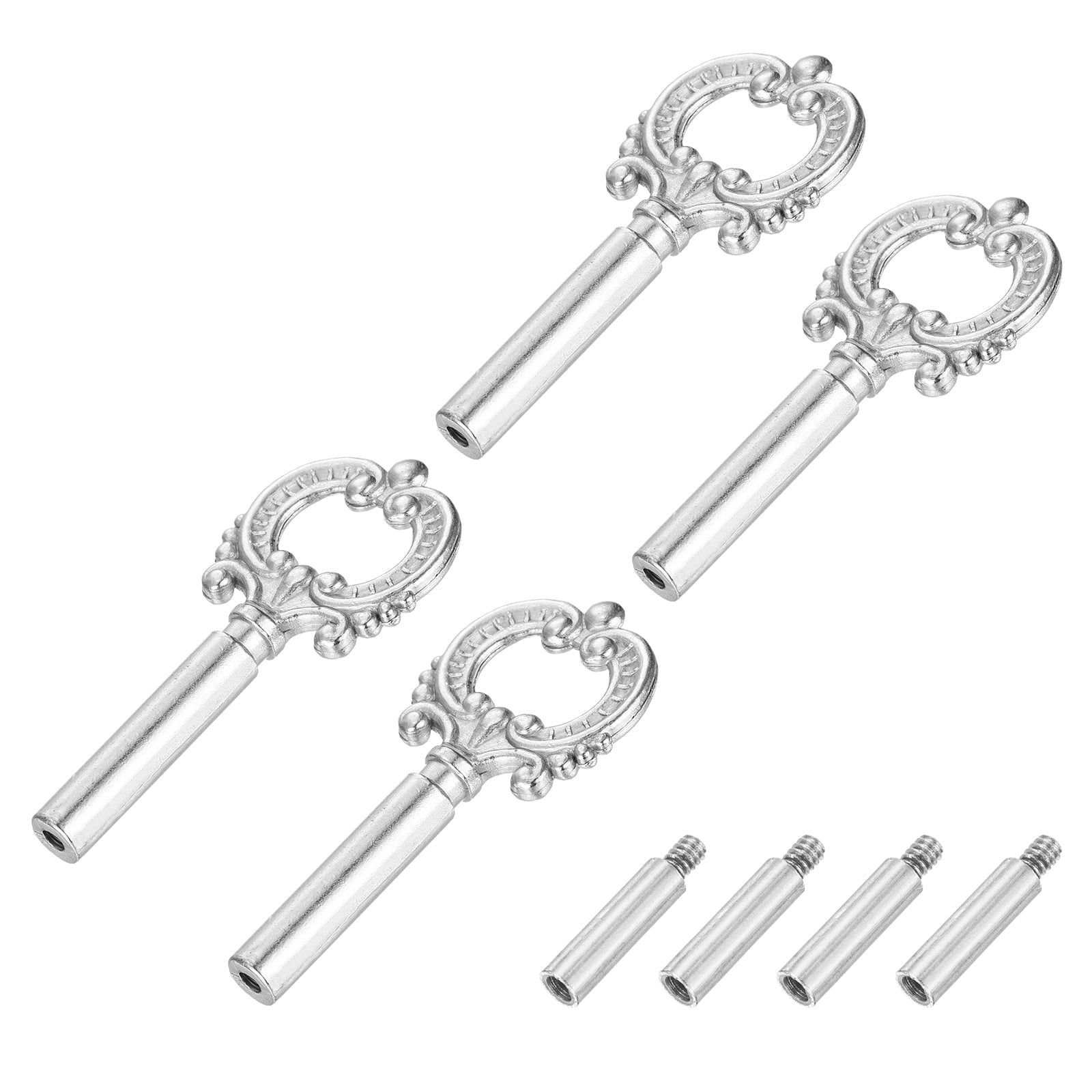 4Pcs Lamp Turn Knob On/Off Extension 51.5mm Length for Lamp Socket ...