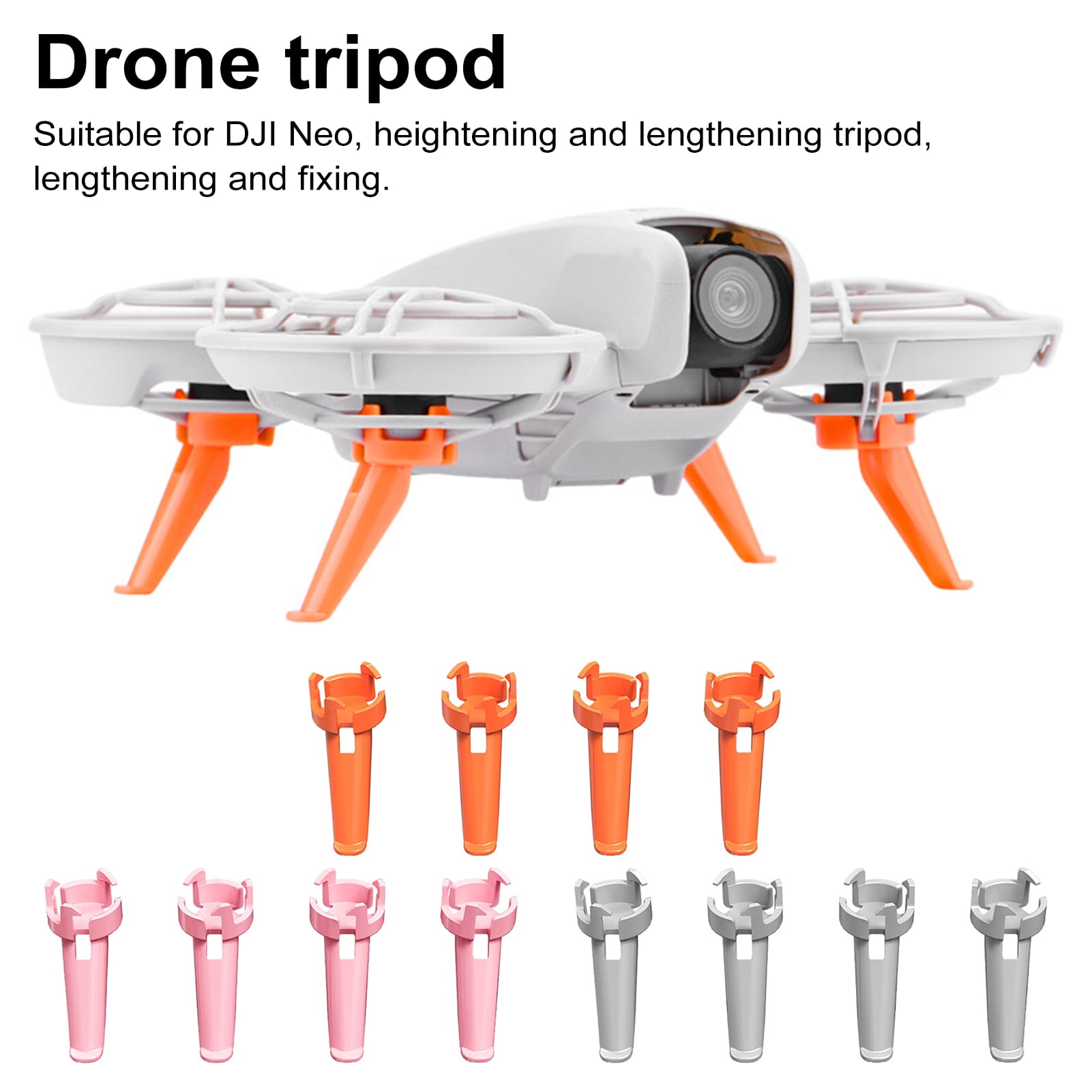 4Pcs Landing Gear Drone Increase Height Extension Legs Set Easy to ...