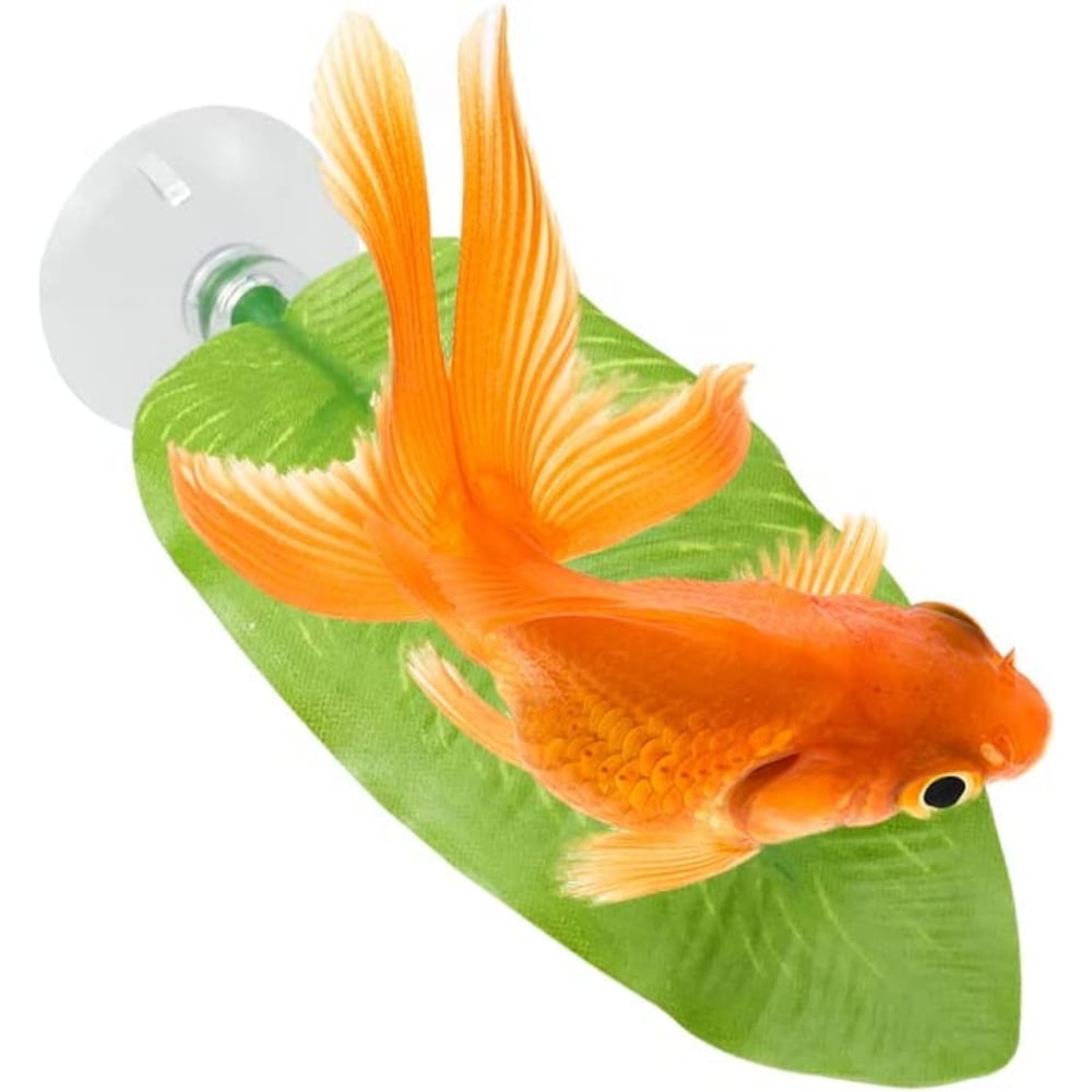 4Pcs Leaf Hammock Fish Rest Leaf Betta Bed with Suction Cup, for Fish ...