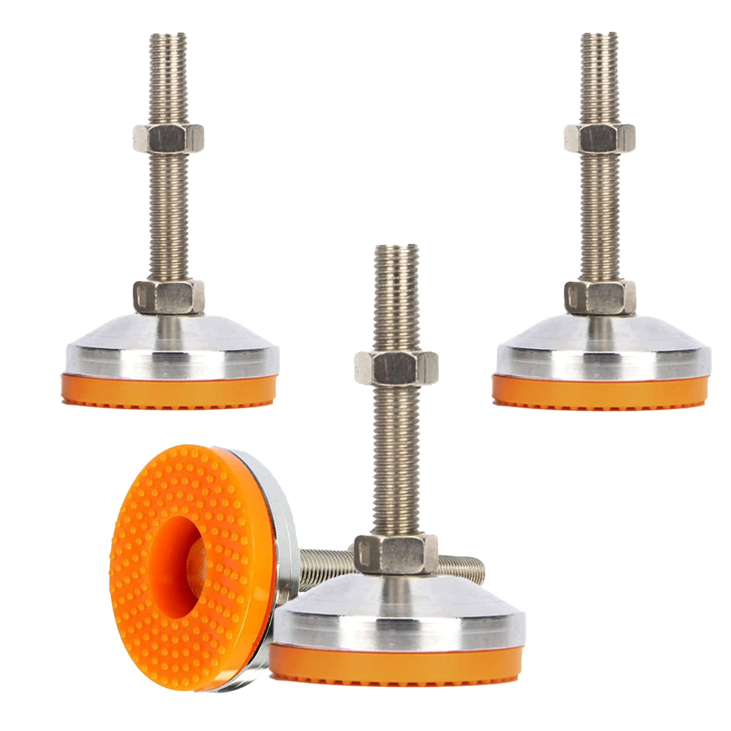 4Pcs Leveling Feet, Adjustable M12 Thread Leg Leveler for Furniture ...