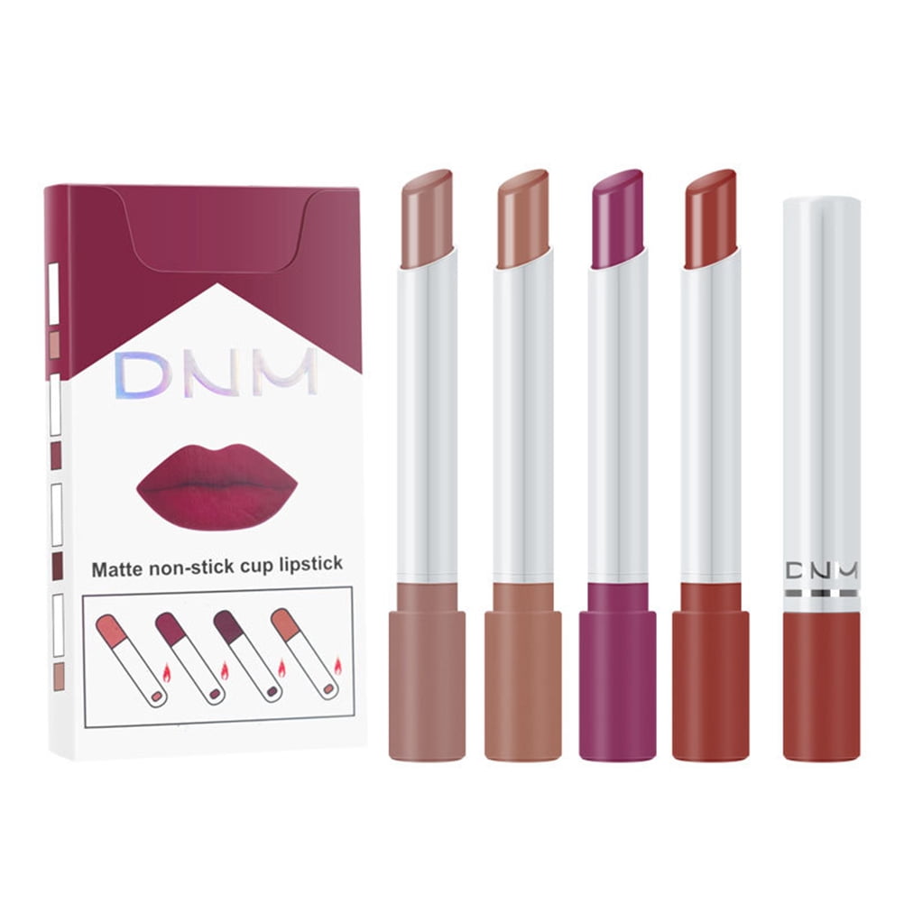 4Pcs Lipstick Set Matte Lipstick Waterproof Non-stick Cup Long-lasting ...
