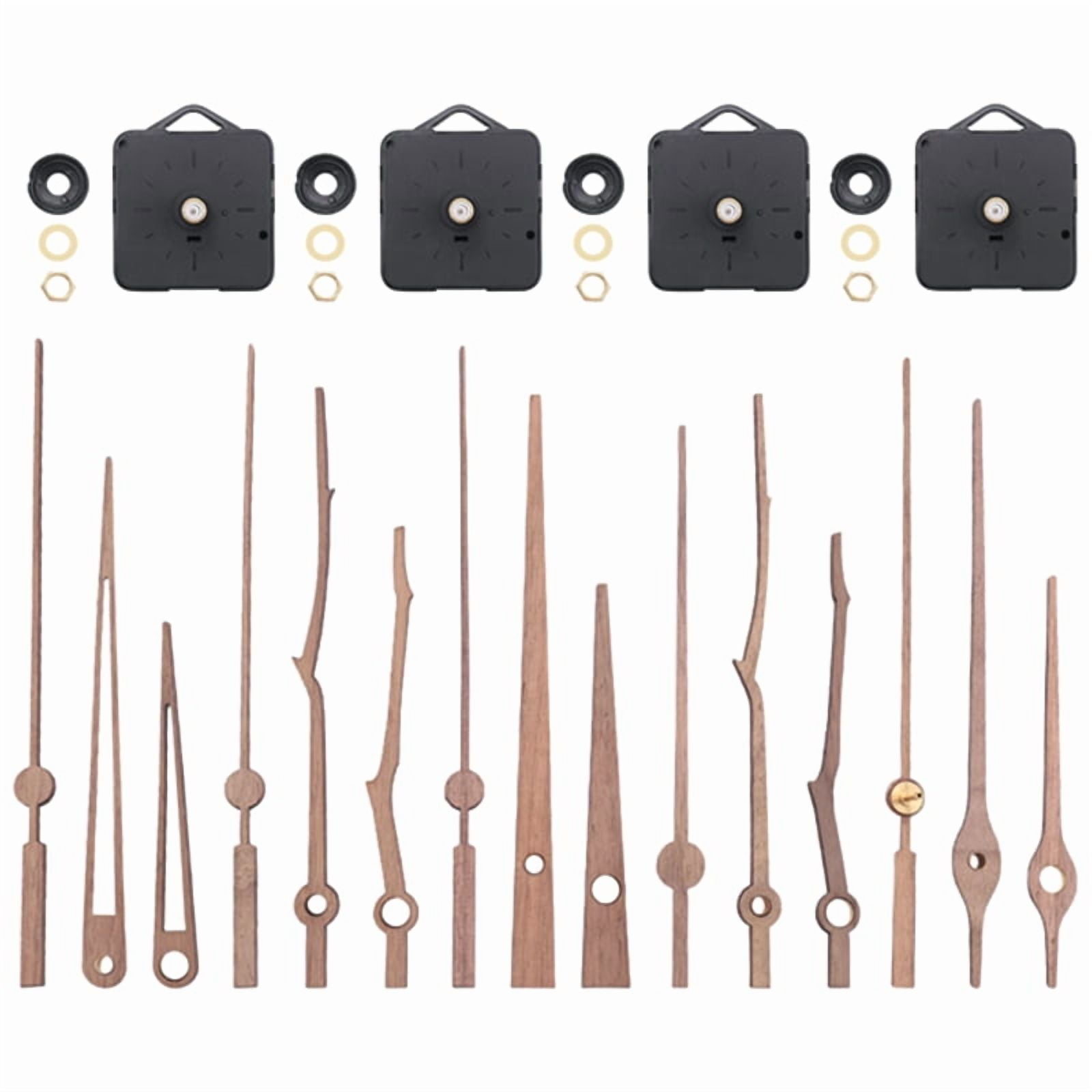 4Pcs Long Shaft Wall Clock Movement Mechanism with 4 Types 12 Inch ...