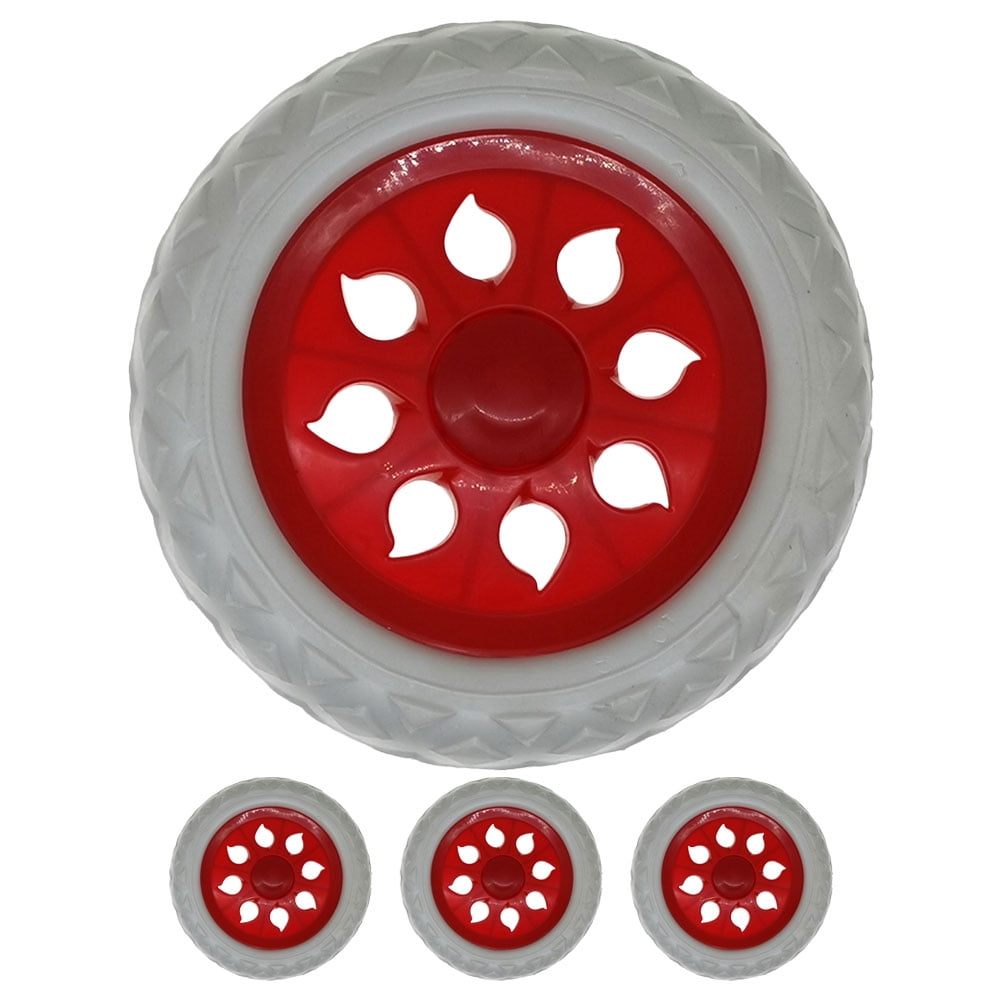 HEMOTON Vegetable Cart Replacement Wheels Transparent Plastic Scroll ...