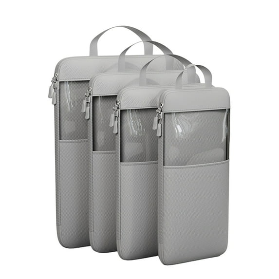 4Pcs Luggage Organizers Portable Travel Compression Bag Compression ...