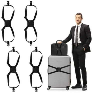 FINPAC Luggage Strap, Bag Bungee Suitcase Adjustable Elastic Strap Belt ...