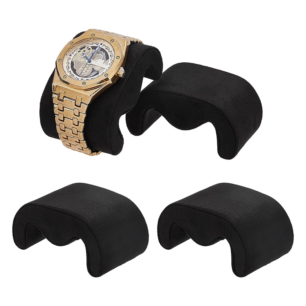 4Pcs M Shaped Watch Display Pillow Black Color Watch Case Pillows DIY ...