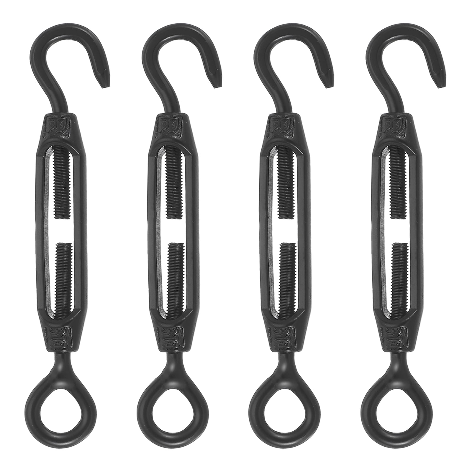Uxcell 4Pcs M4 Hook and Eye 304 Stainless Steel Turnbuckle Wire Rope ...