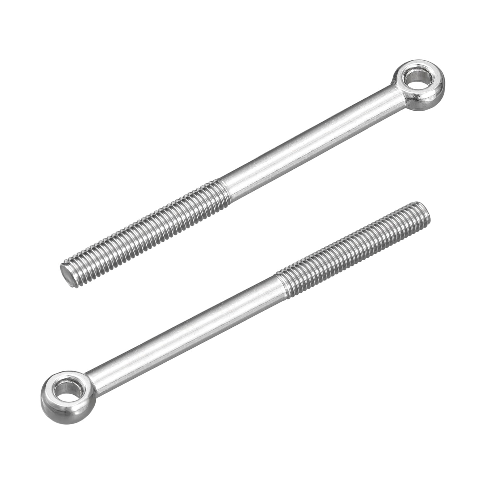 4Pcs M8 x 100mm Lifting Eye Bolts, 304 Stainless Steel Machinery ...