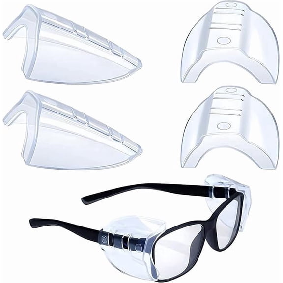 XIRQI Safety Glasses Side Shields for Prescription Glasses,Slip on ...
