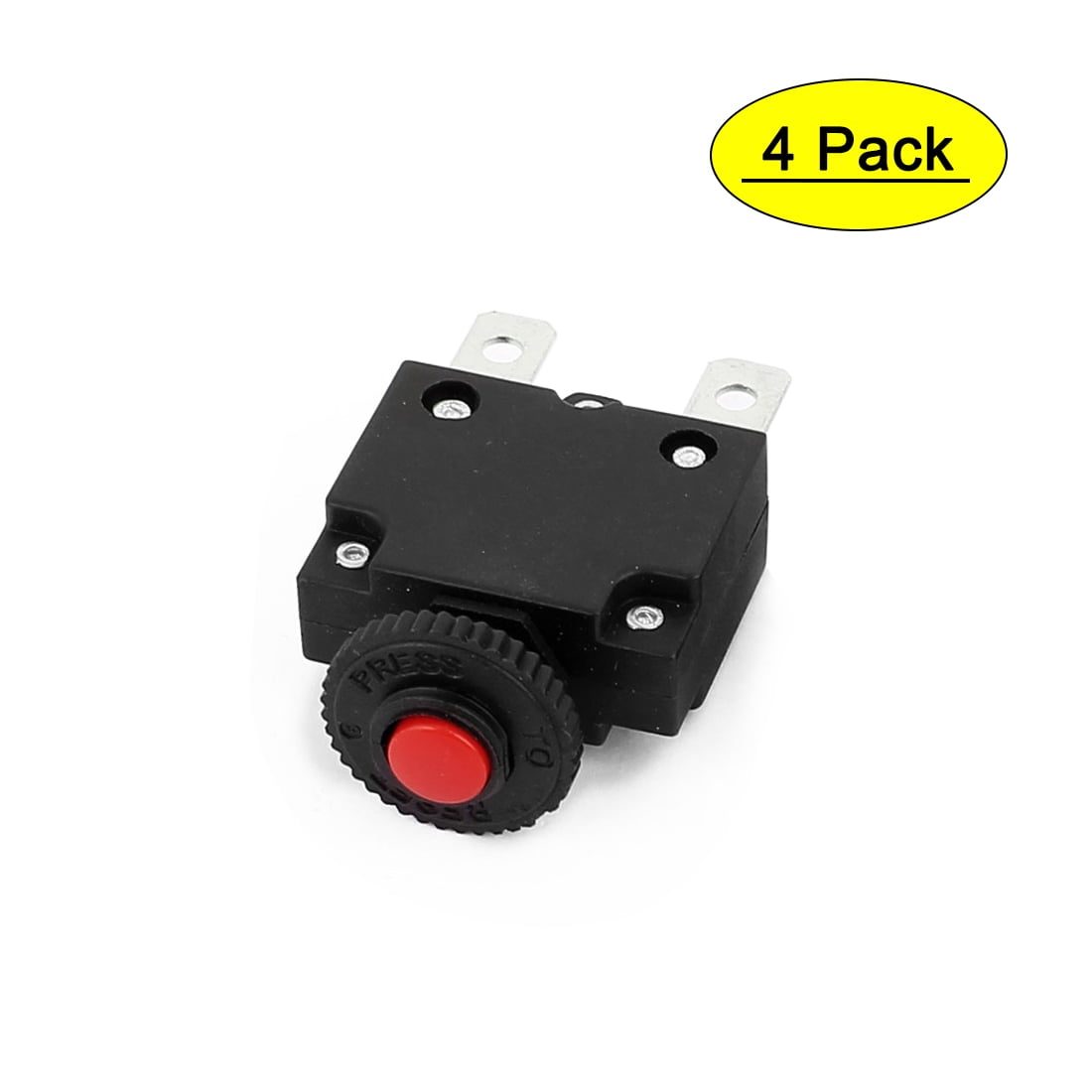 4Pcs MR1 125/250V/32VDC 15A Circuit Breaker Current Overload Protector ...