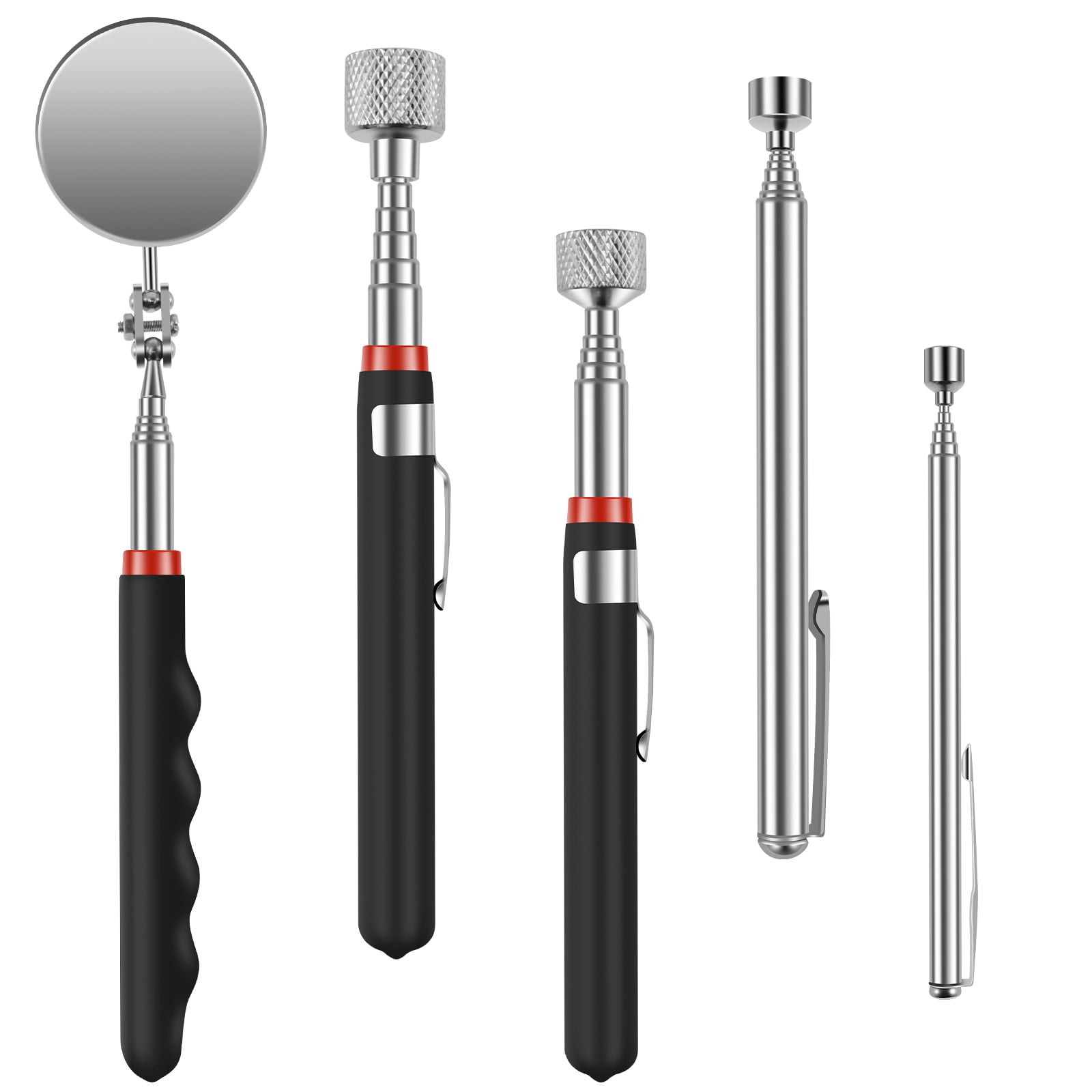 4Pcs Magnetic Pickup Tool Telescoping Magnetic Grabber Tools 1.5/3/10 ...