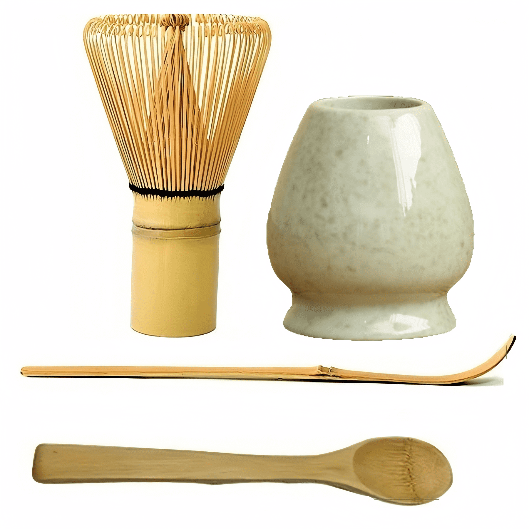 4Pcs Matcha Whisk Set Elegant Matcha Tea Set Reusable Matcha Making Kit with Ceramic Matcha ...