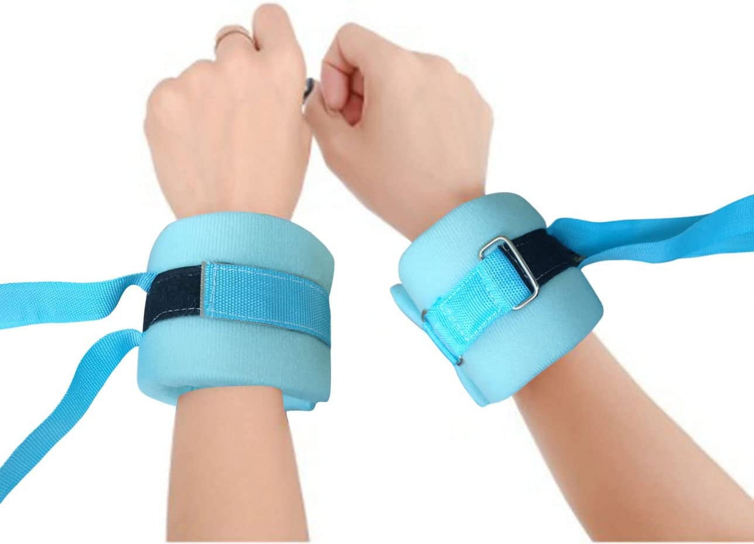 4Pcs Medical Bed Wrist & Ankle Restraints Limb Holders. Soft Sponge Material Hand & Leg ...