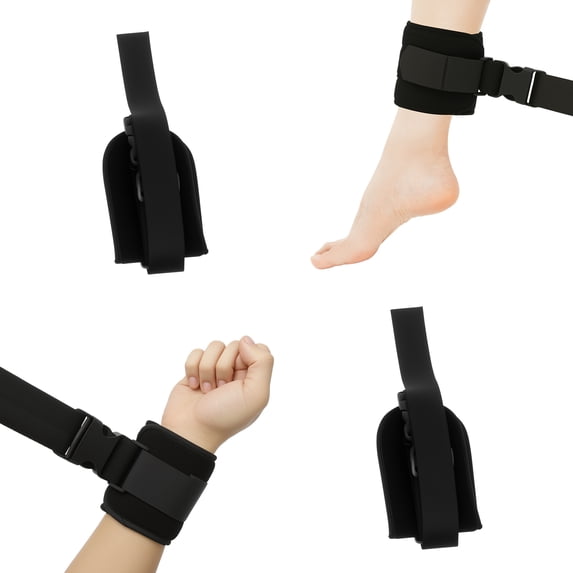4Pcs Medical Restraint Strap Extended Adjustable Breathable Elastic ...