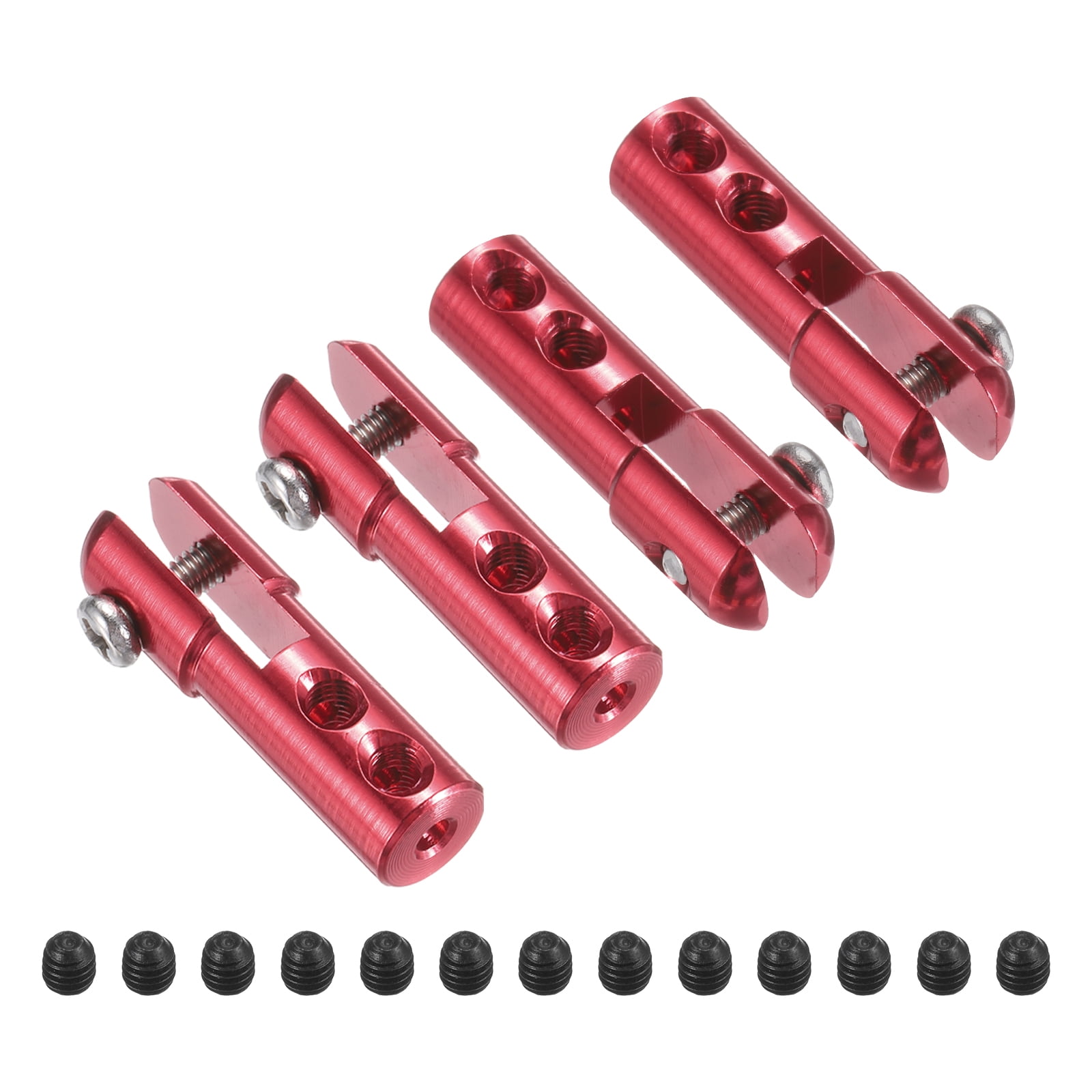 4Pcs Metal Clevis M2 Thread Aluminum Alloy Clevis Servo Horn Tie Rod ...