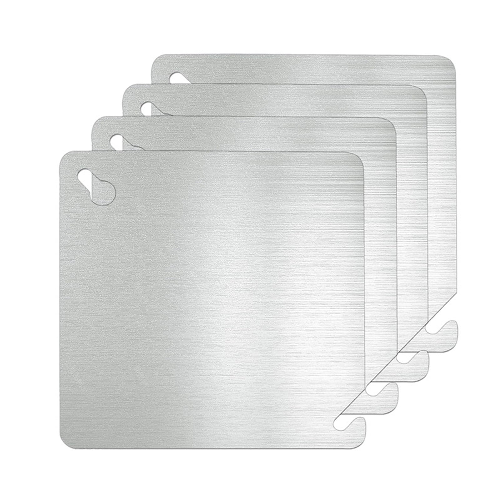 4Pcs Metal Electrical Box Cover Plates Corrosive Resistant Universal ...