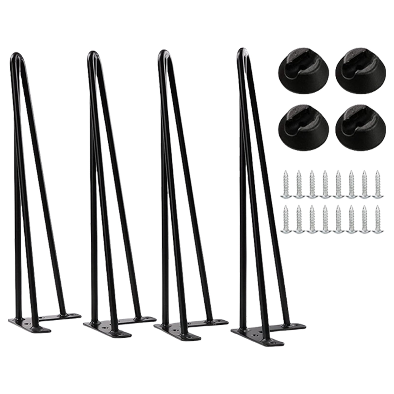 4Pcs Metal Hairpin Table Legs Replacement Furniture Legs Heavy Duty ...