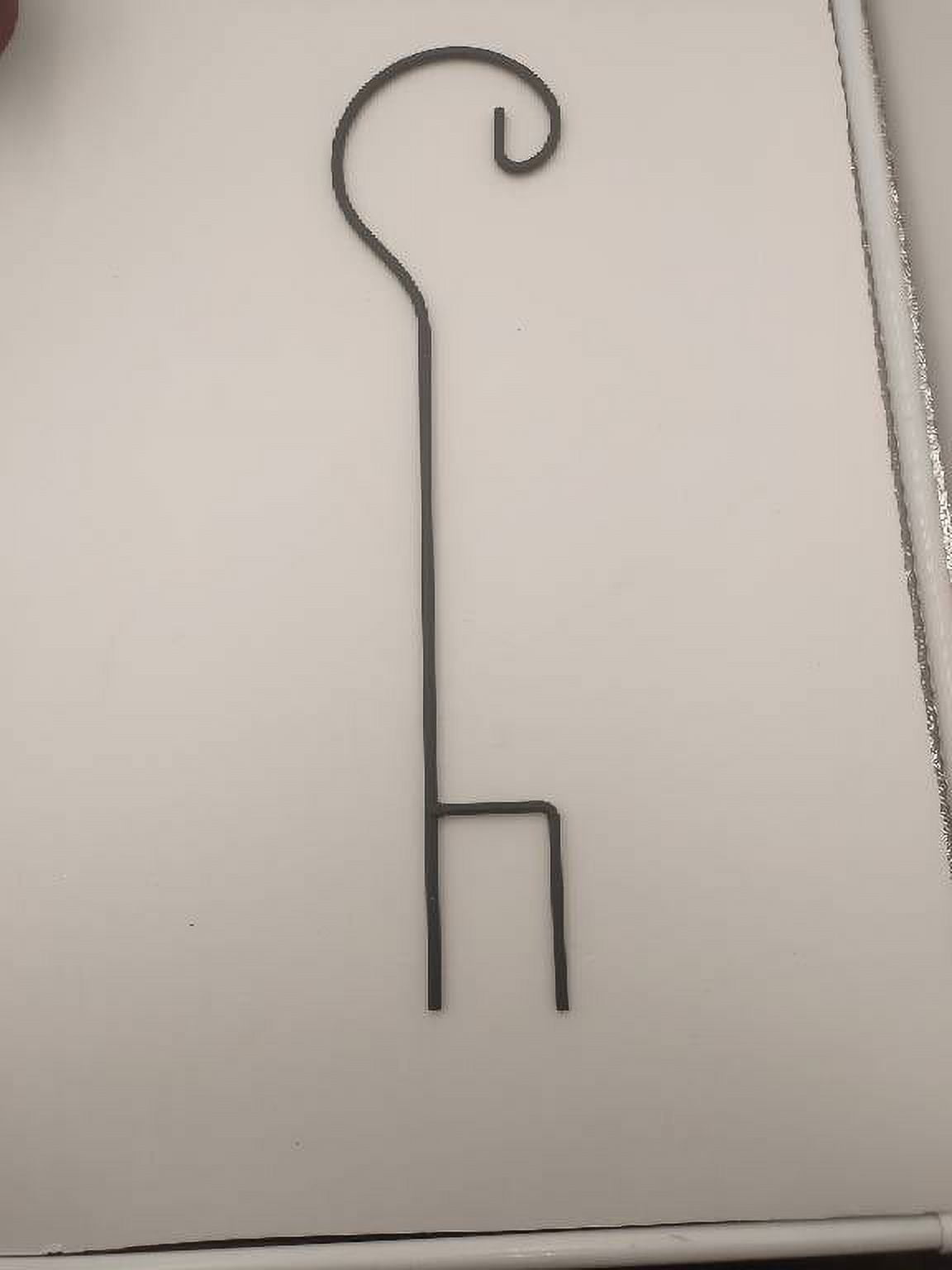 4Pcs Metal Hooks Shepherd Hooks Yard Ground Hooks Backyard Inserting ...