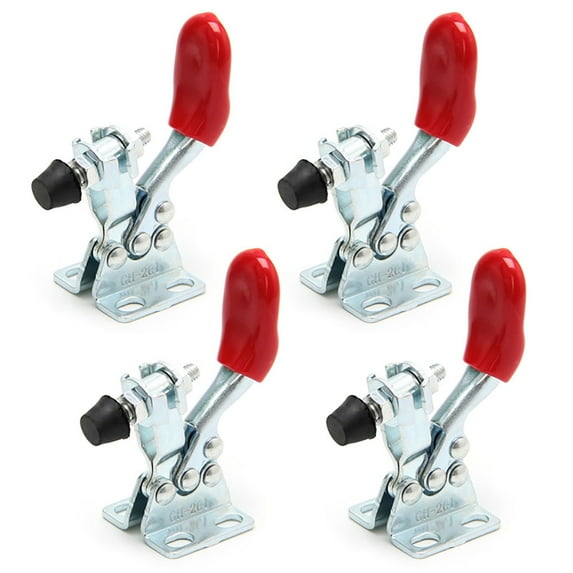 4Pcs Metal Horizontal Quick Release Hand Tool Toggle Clamp For Fixing ...