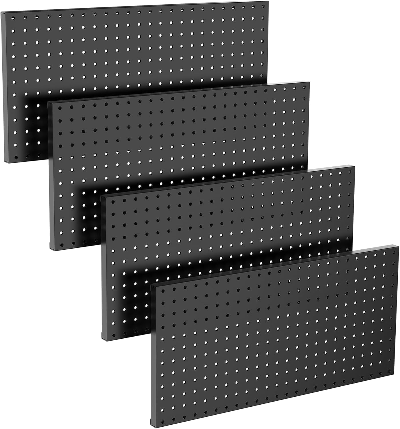 4Pcs Metal Pegboard Panels(12"*24") for Wall, Garage Tools Pegboard ...