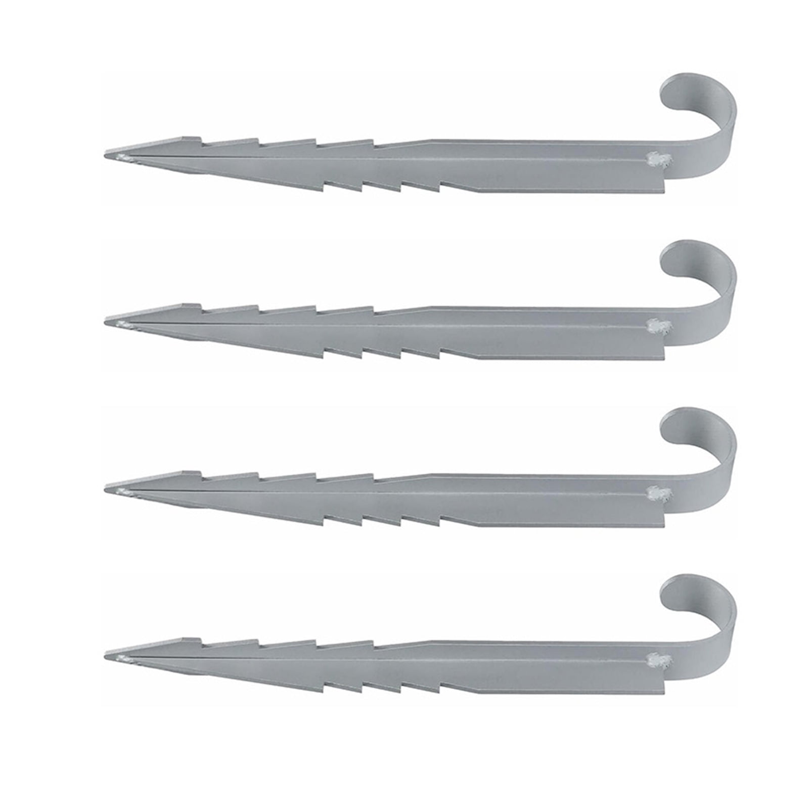 4Pcs Metal Tent Trampoline Ground Stake Fixing Anchors Garden Landscape ...