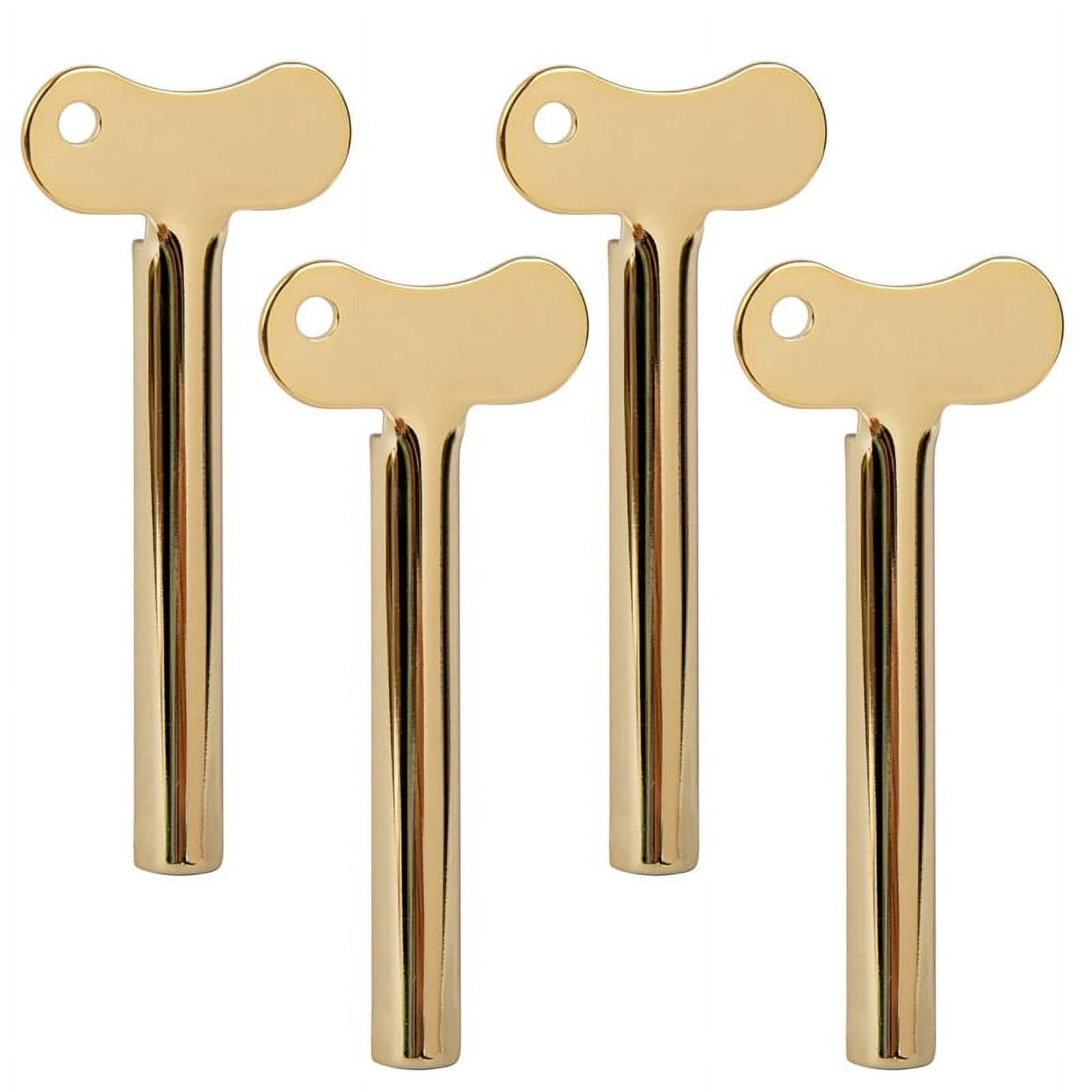 4Pcs Metal Toothpaste Squeezer Stainless Steel Tube Squeezer Key Roller ...