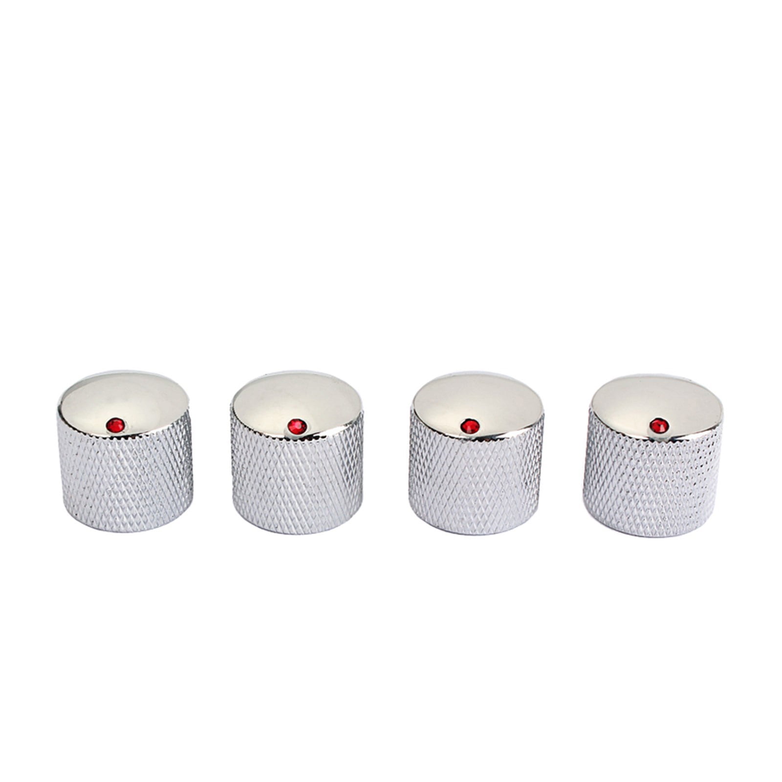 4Pcs Metal Volumes Tone Control Knobs Electric Guitar Bass Knobs Potentiometer Knobs Instrument ...