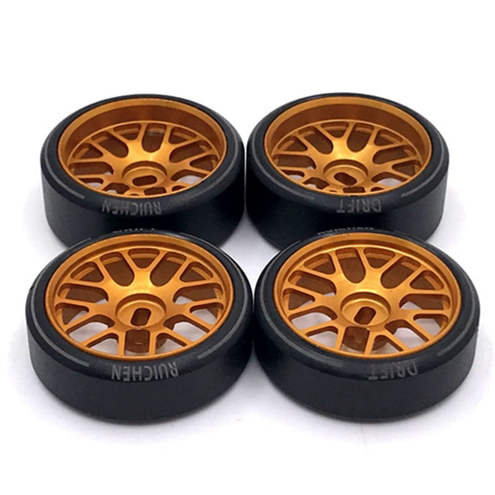 4Pcs Metal Wheel Rim Hard Plastic Drift Tire Tyres for 284131 K969 K989 ...